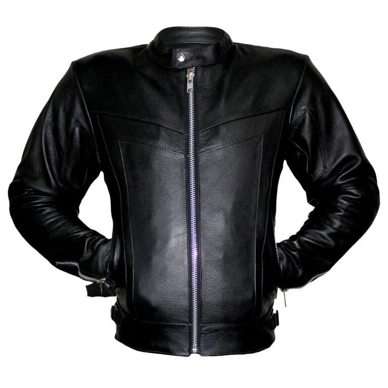 Chamarra biker para hombre Cs21PN - cecenayarce.com