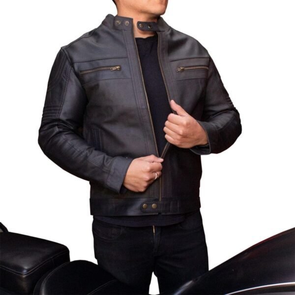 Chamarra biker para hombre Cs6 - cecenayarce.com